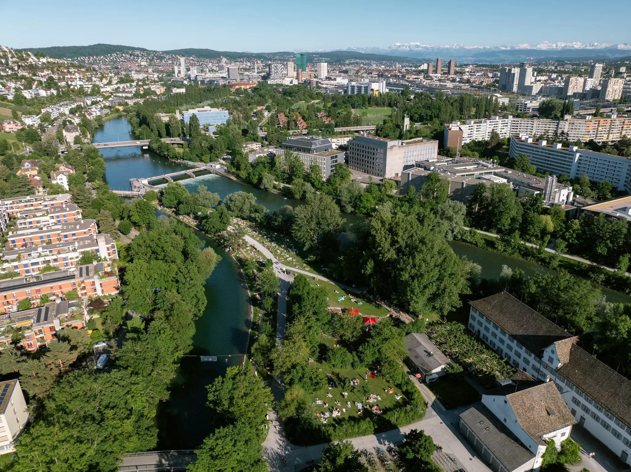 Werd Island | Recreation in Zurich